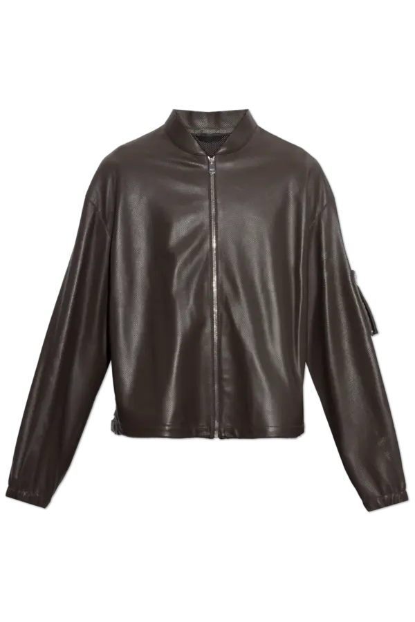 Fendi Leather Jacket - Brown