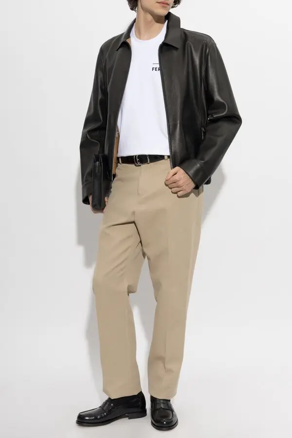 FERRAGAMO T-shirt With Printed Logo