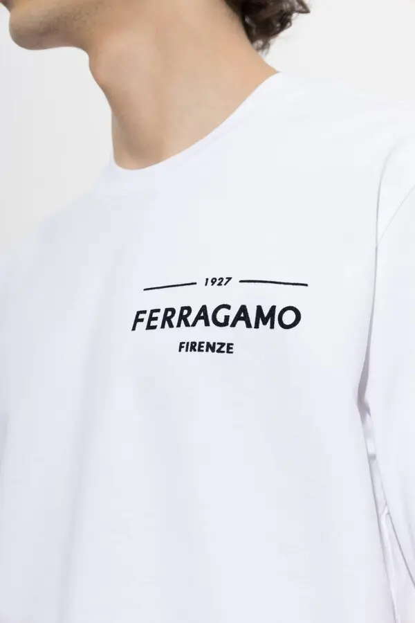 FERRAGAMO T-shirt With Printed Logo