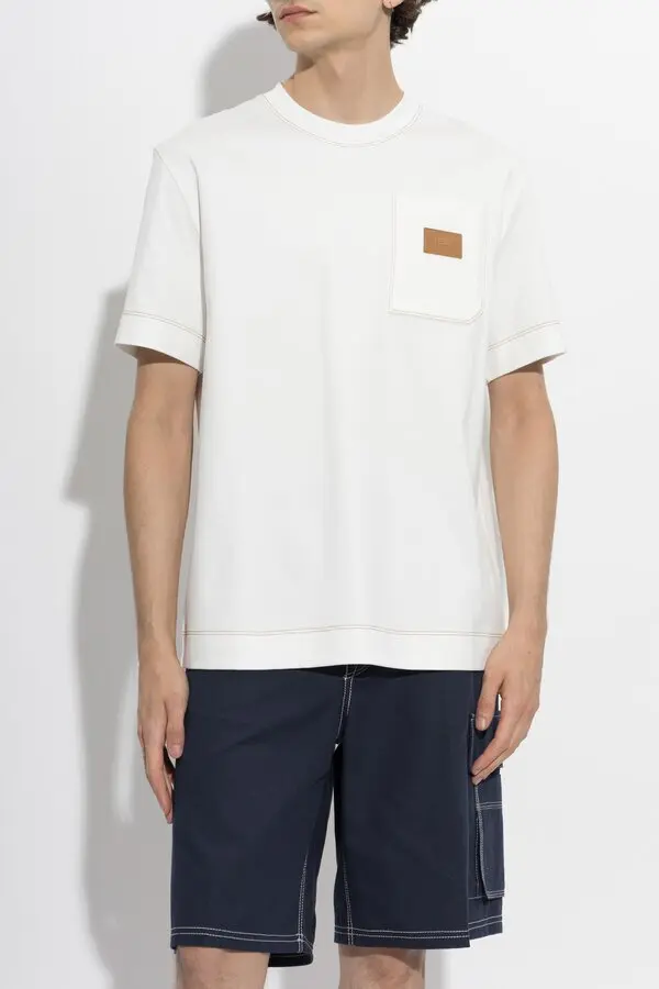 Fendi T-shirt With Logo