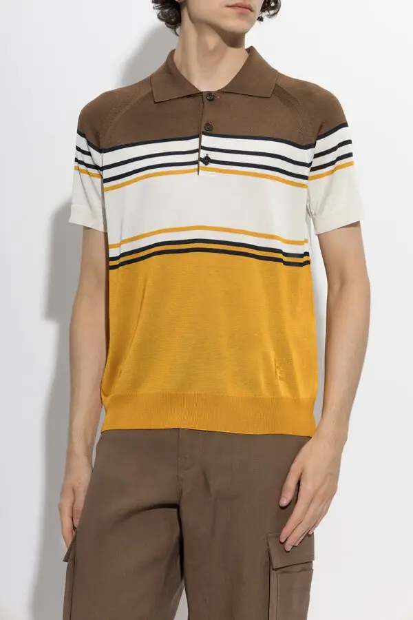 Fendi Polo With Embroidered Logo