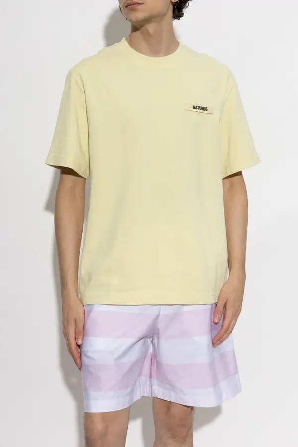 Jacquemus T-shirt With Logo Patch