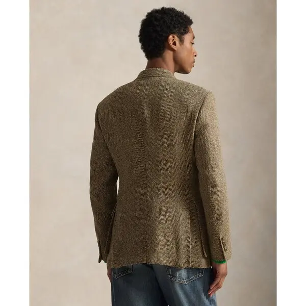 Ralph Lauren The Rl67 Linen-blend Herringbone Jacket