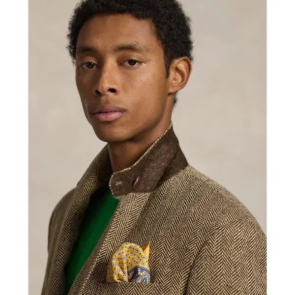 Ralph Lauren The Rl67 Linen-blend Herringbone Jacket