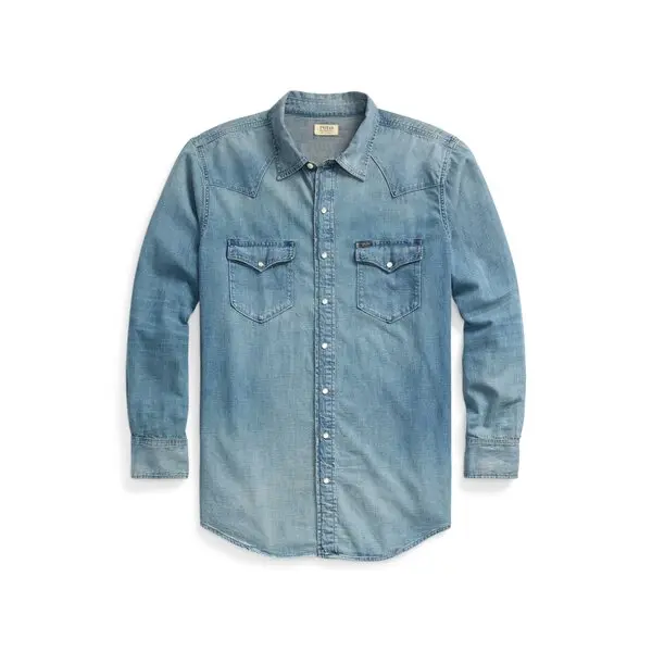 Ralph Lauren Indigo Twill Western Shirt