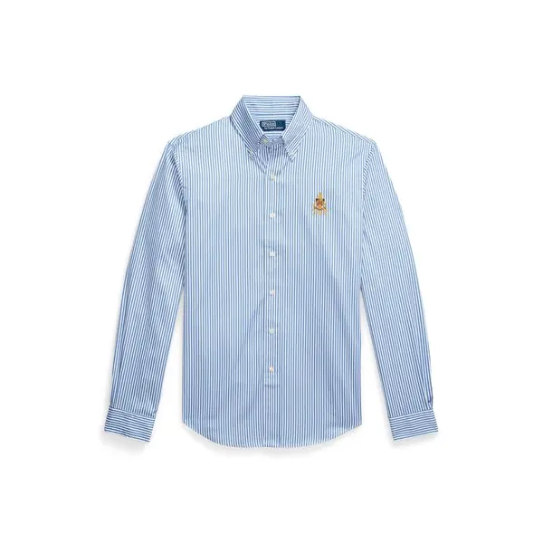 Ralph Lauren Classic Fit Crest Striped Poplin Shirt