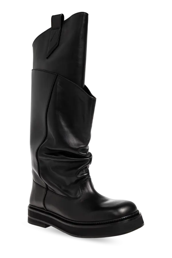 Attico New Robin Passeggiata" Knee-high Platform Boots - Black