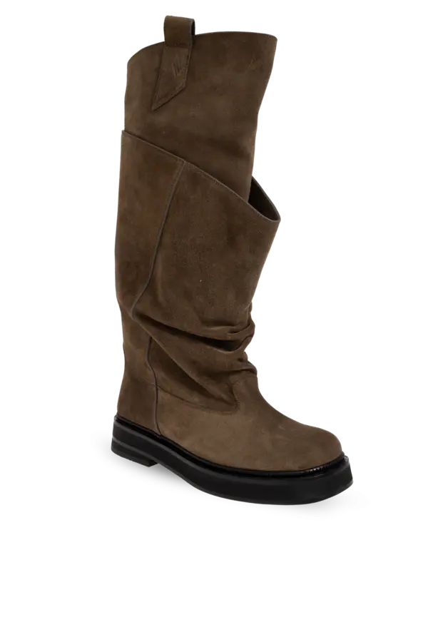 Attico New Robin Passeggiata' Platform Boots - Brown
