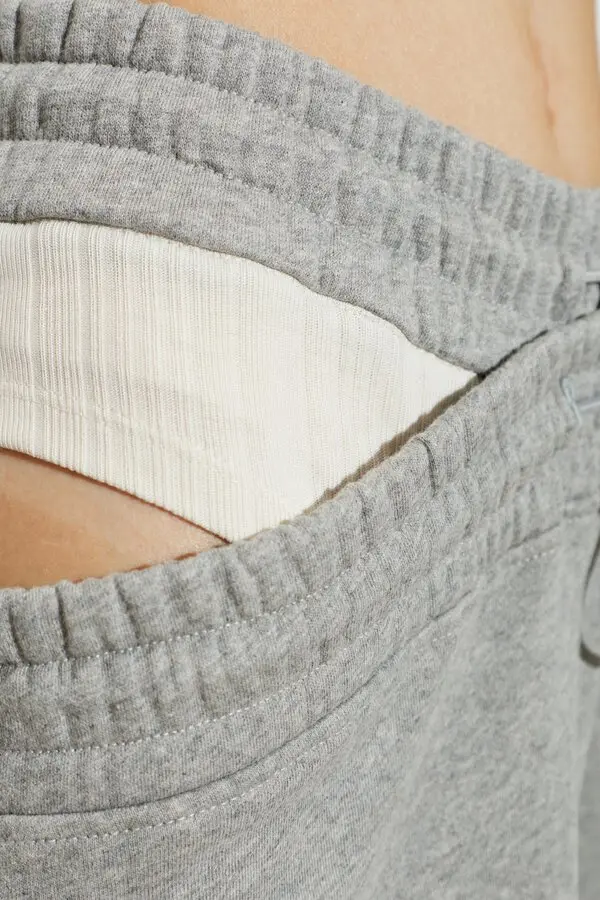 Attico Sweatpants With A Slit