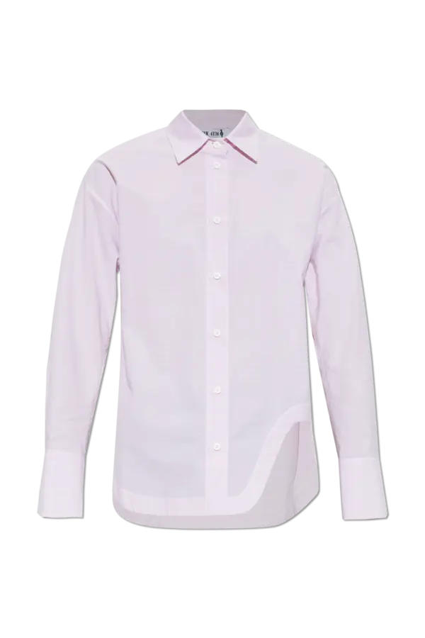 Attico Plaid Pattern Shirt - Pink