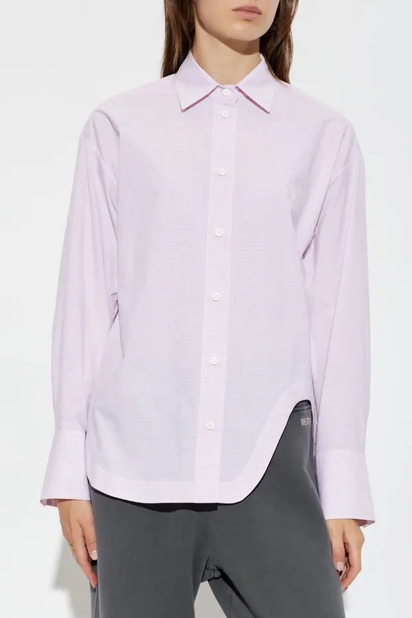 Attico Plaid Pattern Shirt