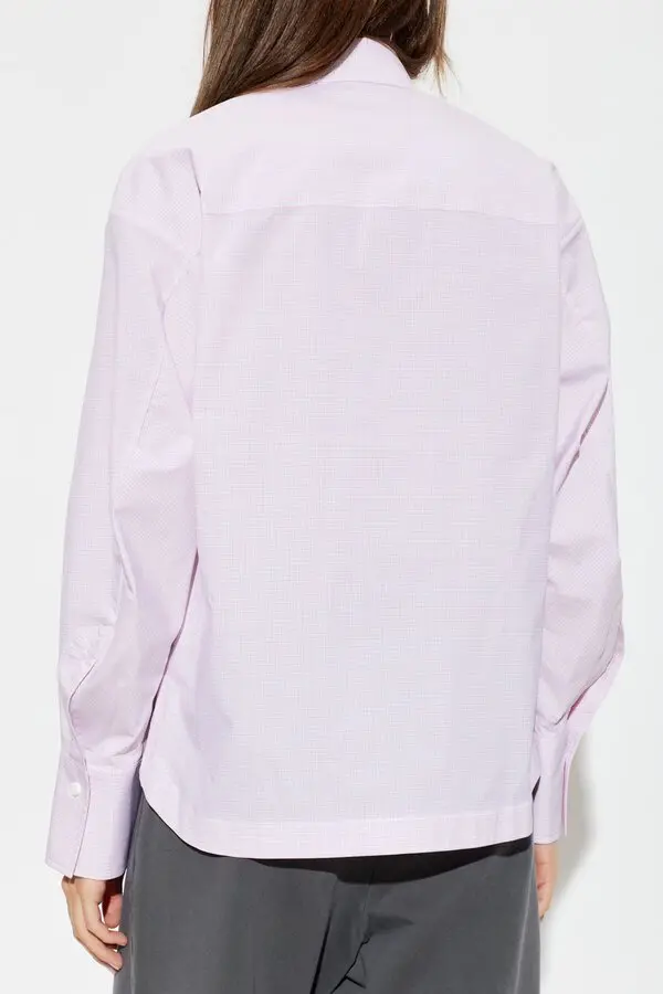 Attico Plaid Pattern Shirt