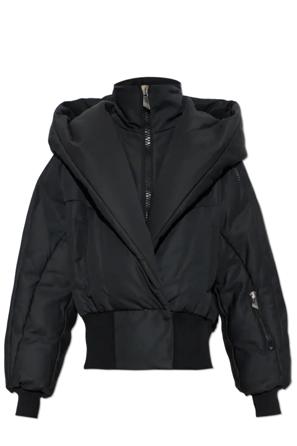 Attico Insulated Jacket With Hood - Black
