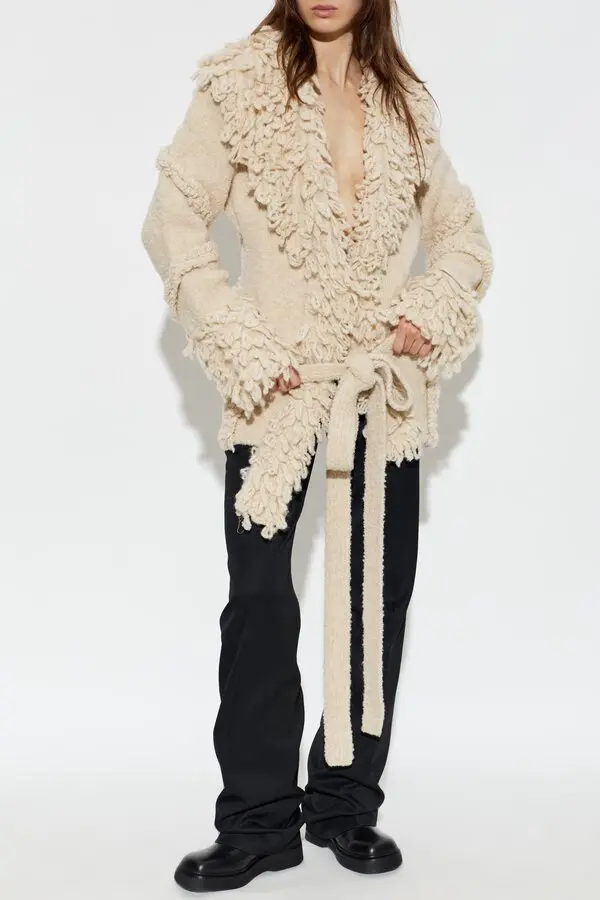 Attico Cardigan With Fringes