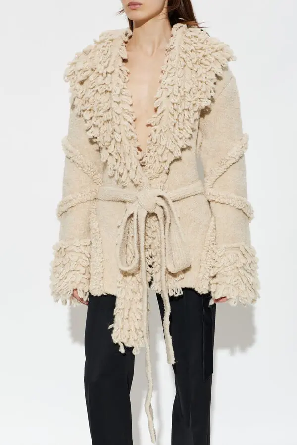 Attico Cardigan With Fringes