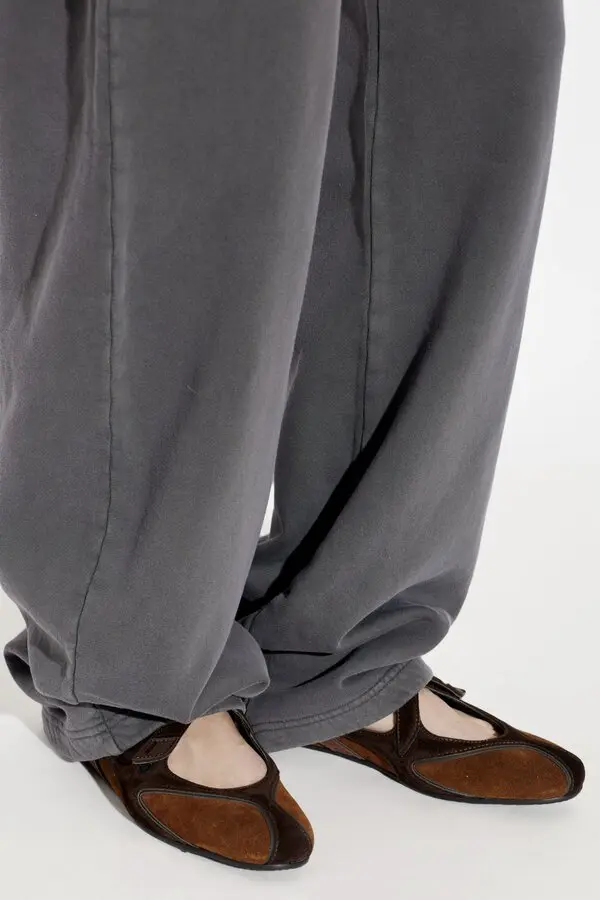 Attico Floor 01' Suede Ballerina Flats