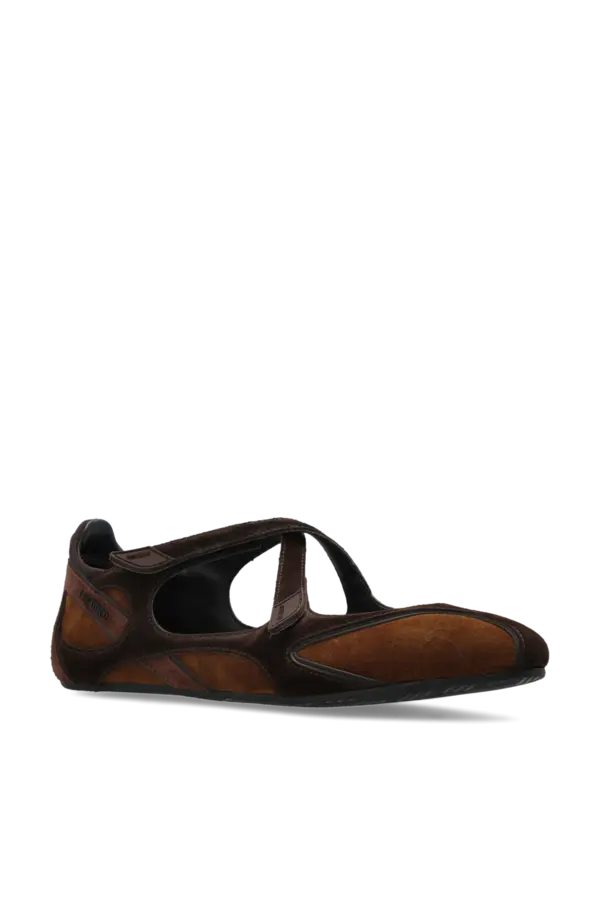 Attico Floor 01' Suede Ballerina Flats