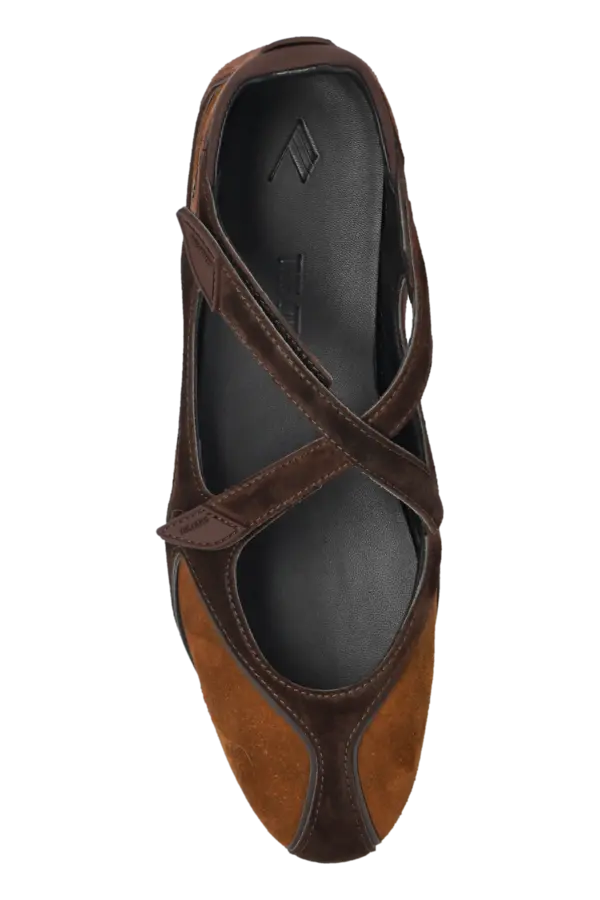 Attico Floor 01' Suede Ballerina Flats