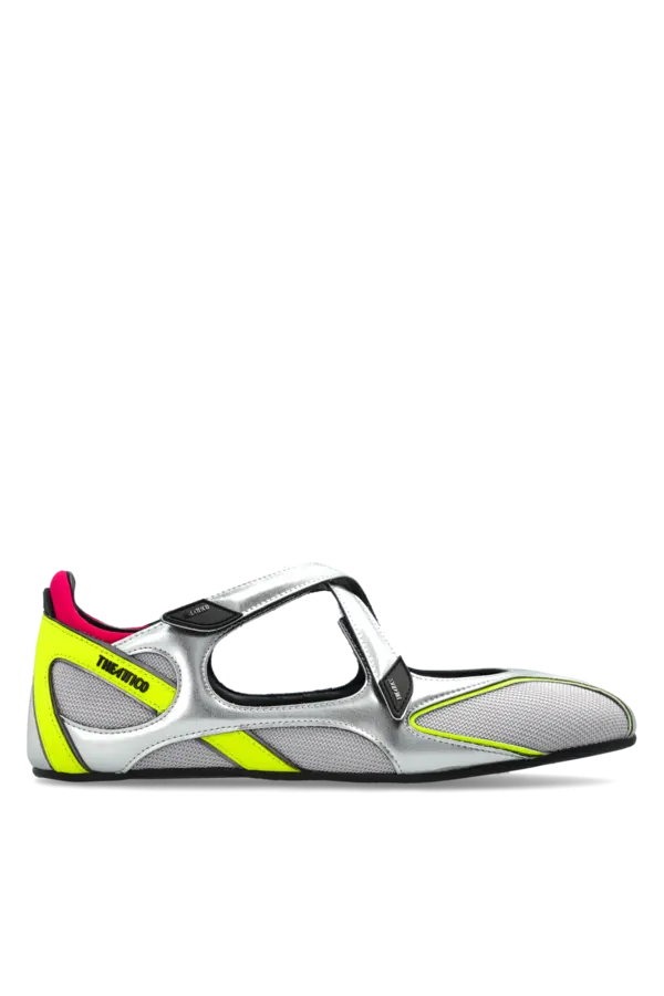 Attico Ballet Flats ‘floor 01 - Silver