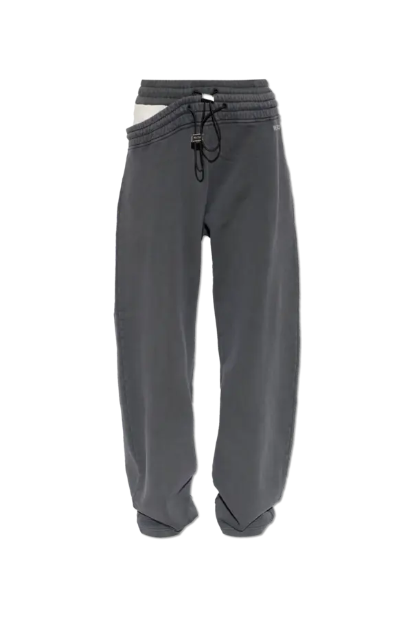 Attico Sweatpants With Slits