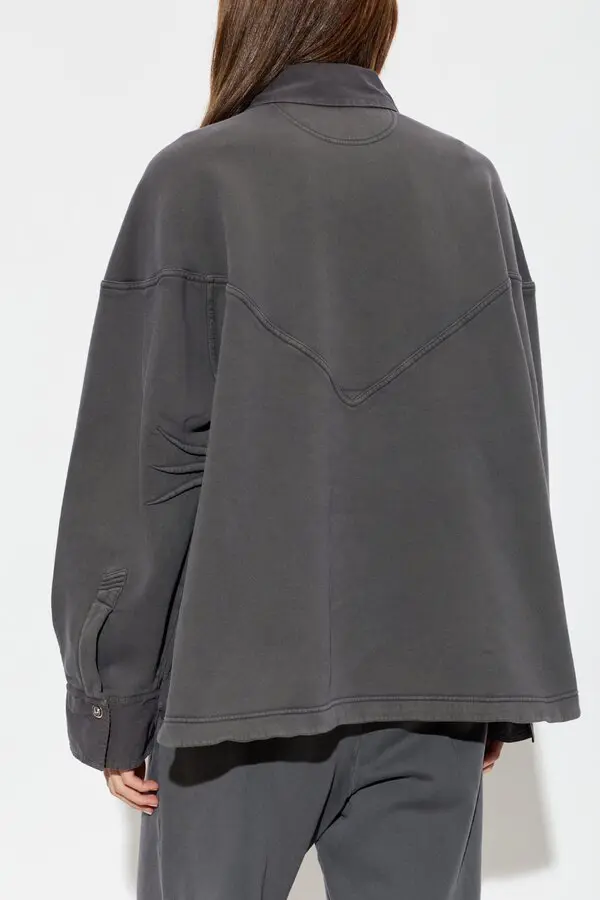 Attico Oversize' Long Sleeve Polo
