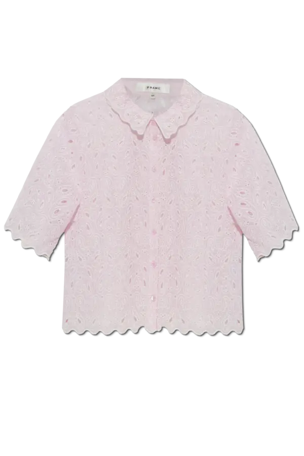 FRAME Lace Shirt - Pink