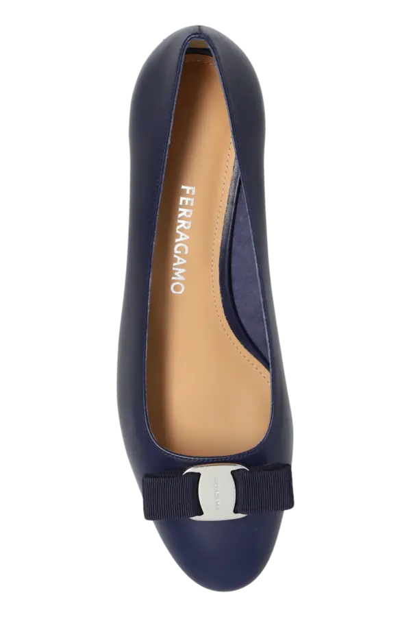 FERRAGAMO Vara Heeled Shoes - Navy Blue