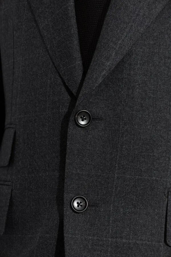 TOM FORD Wool Suit With A Check Pattern