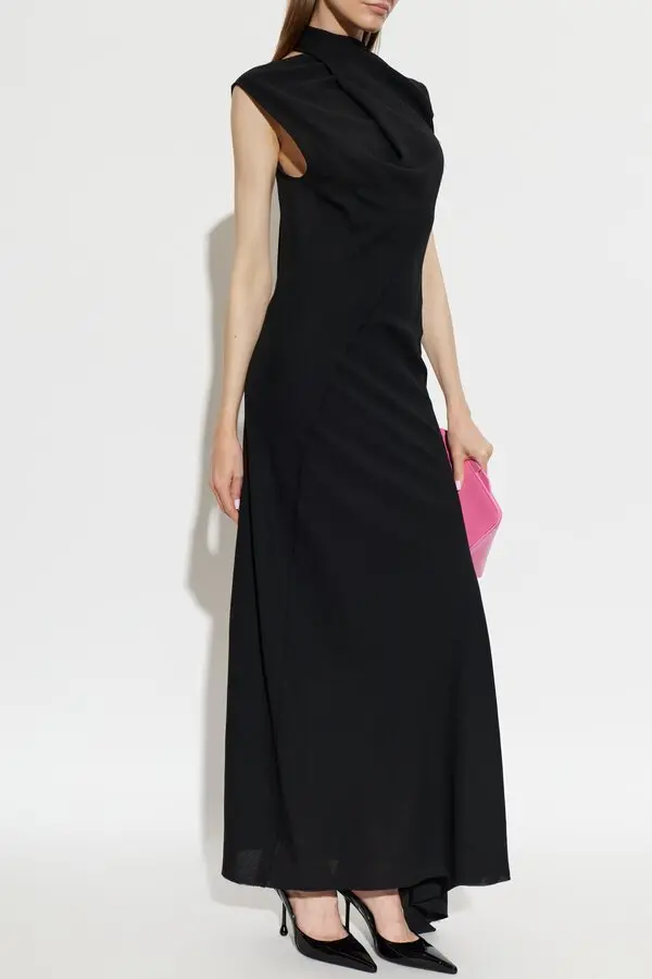Attico Long Dress With Slit