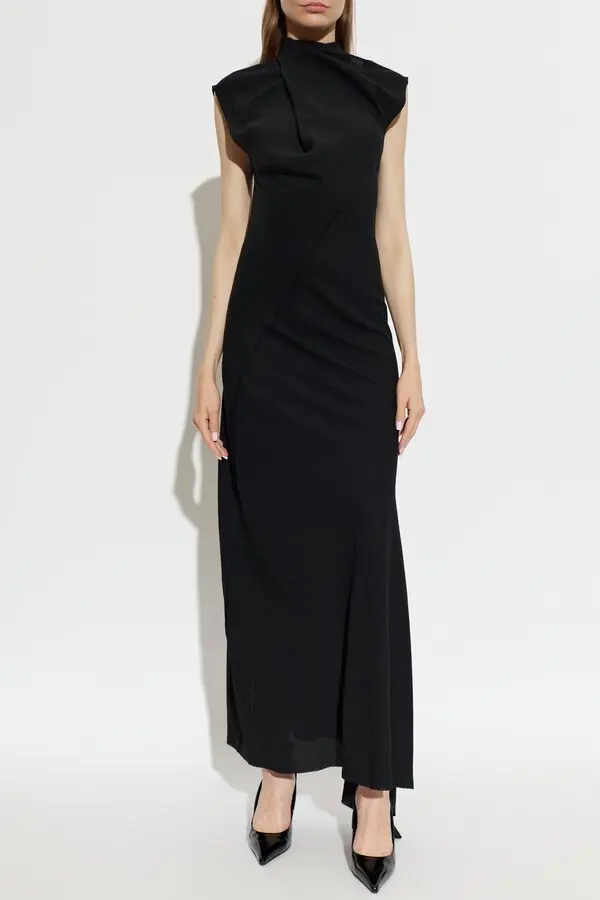 Attico Long Dress With Slit