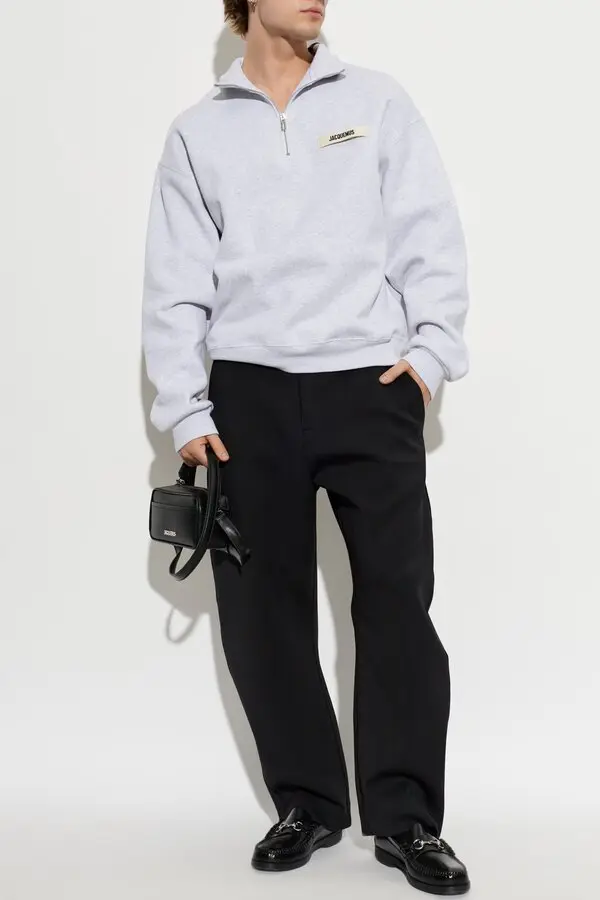 Jacquemus Sweatshirt With Stand-up Collar