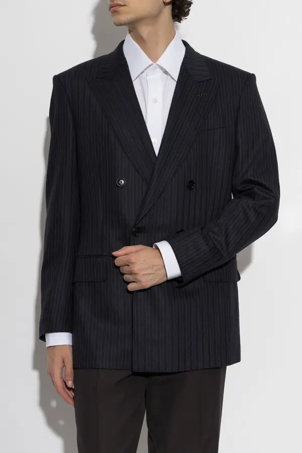 TOM FORD Double-breasted Blazer With Closed Lapels