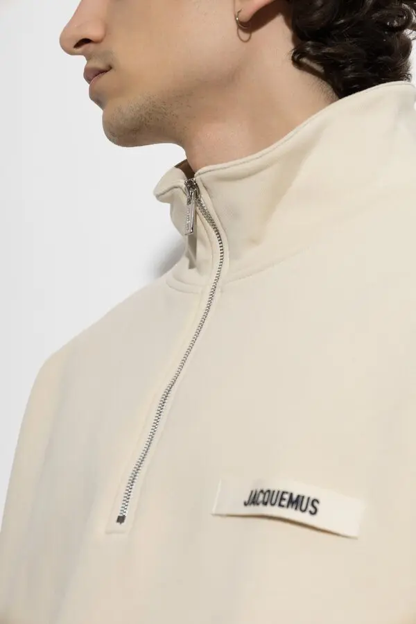 Jacquemus Sweatshirt With A Stand-up Collar