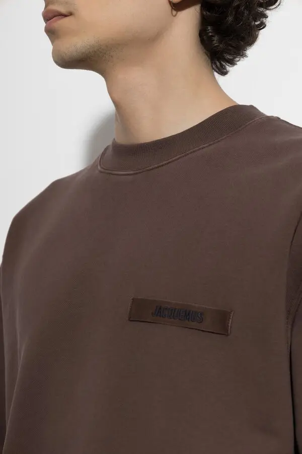 Jacquemus Sweatshirt With Logo Patch