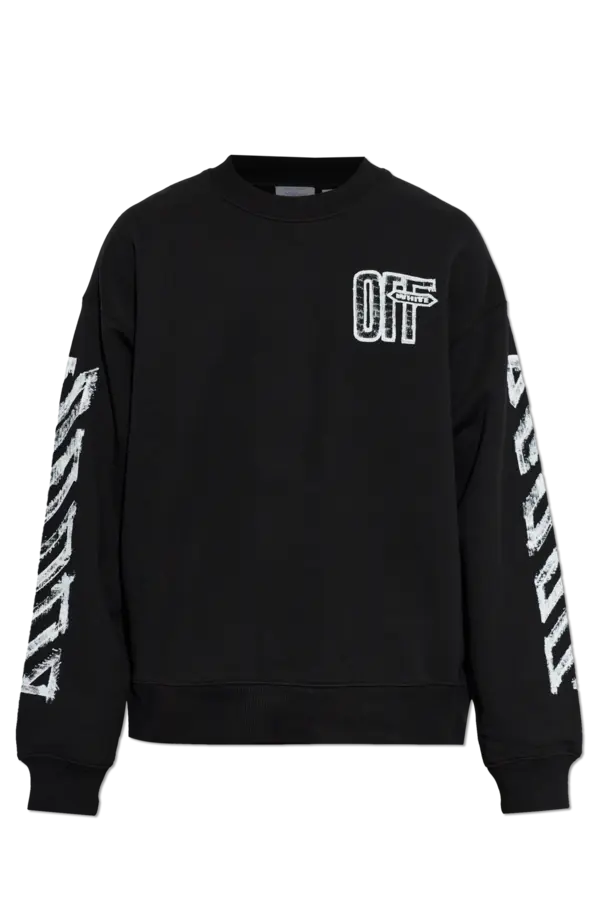 Off-White Sweatshirt With Printed Logo