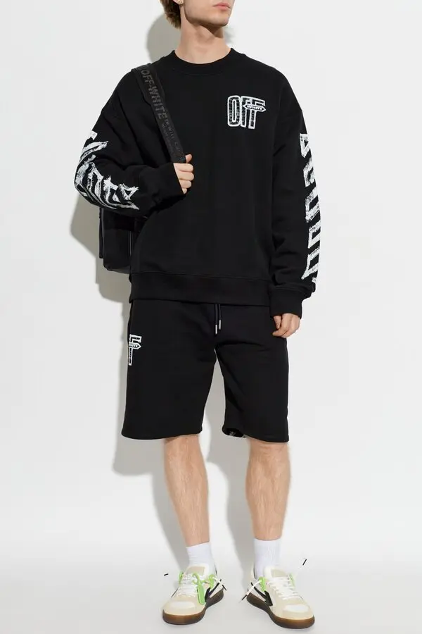 Off-White Sweatshirt With Printed Logo