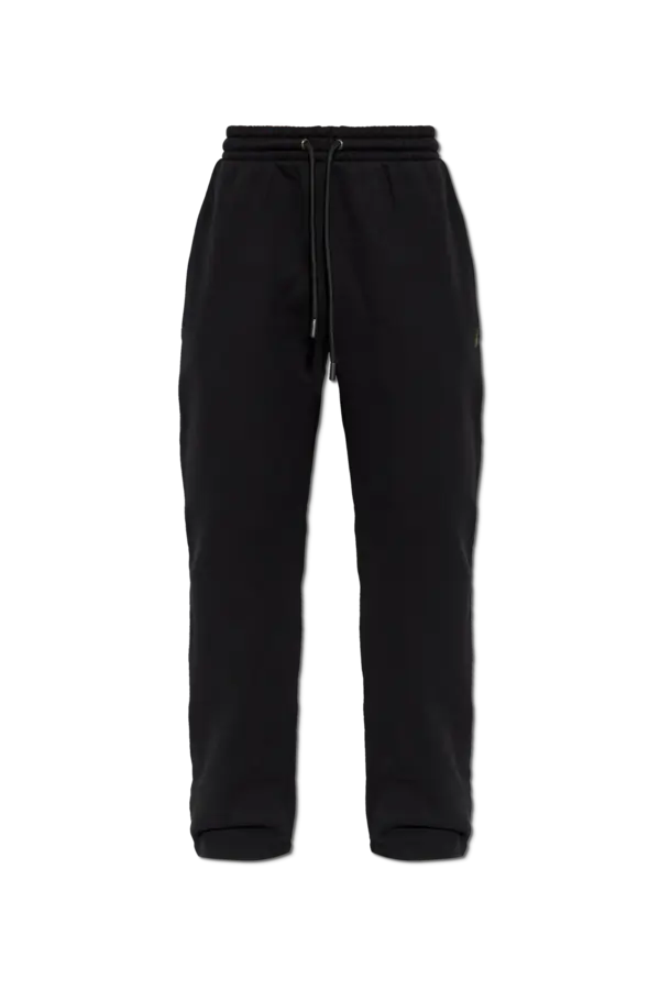 Off-White Sweatpants With A Colorful Printed Logo - Black