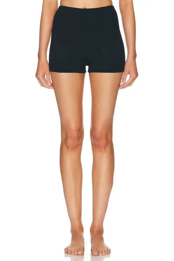 Hunza G Shorty Bikini Bottom - Black