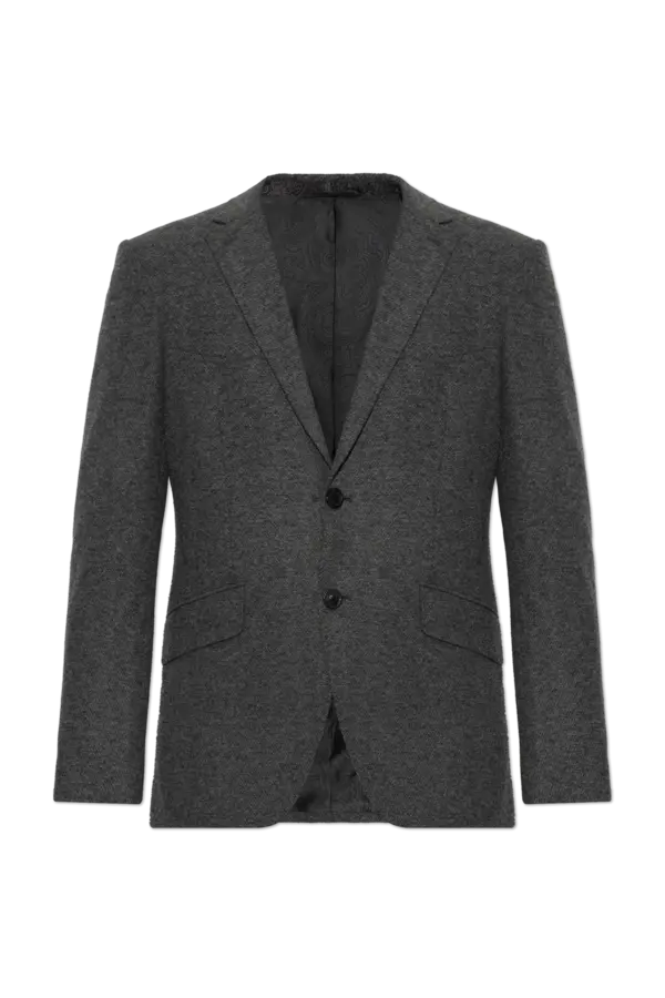 Etro Blazer With Double Vent - Grey