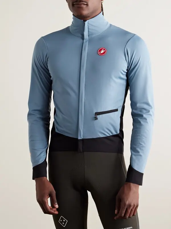 CASTELLI Alpha Logo-appliquéd Stretch-jersey Cycling Jacket