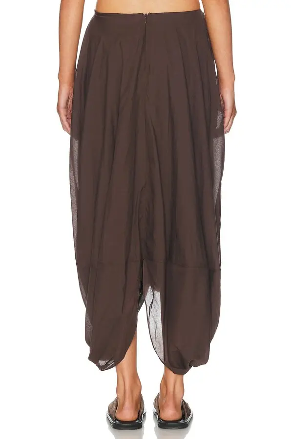 TOTEME Cocoon Skirt - Walnut