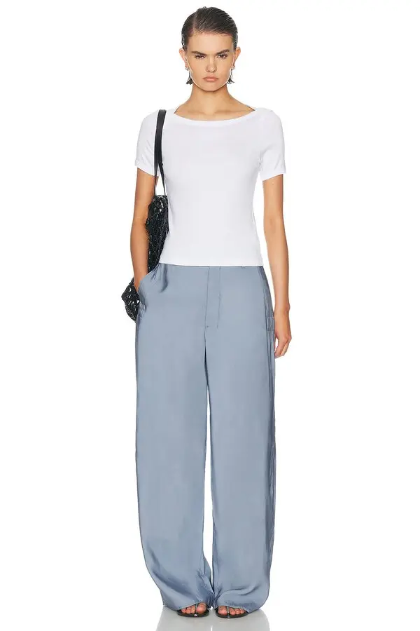 Enza Costa Supima Cotton Beateau Tee