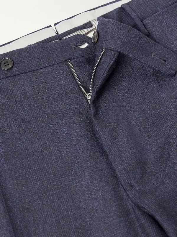 SLOWEAR Straight-leg Wool And Cashmere-blend Trousers