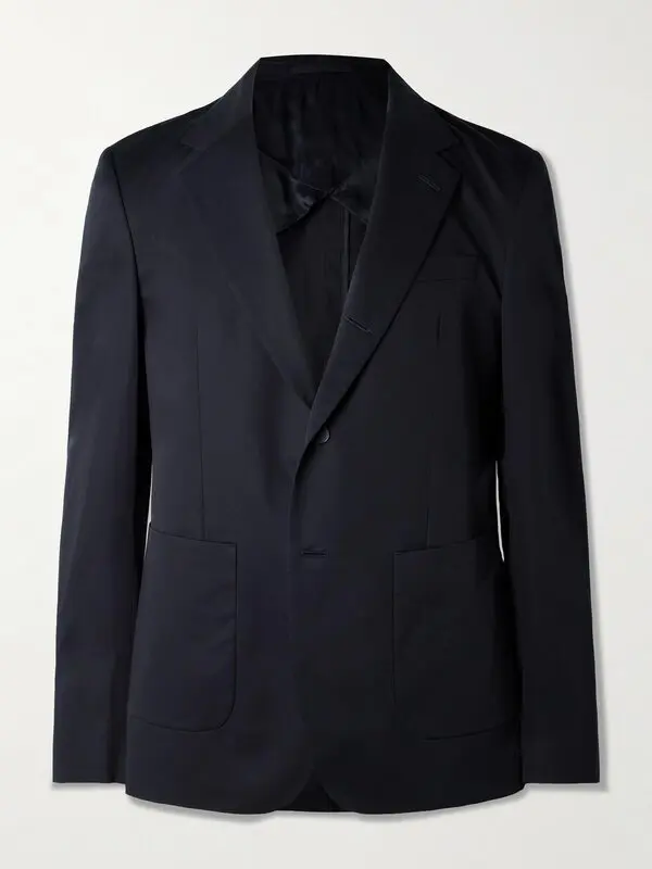 Mr P. Organic Cotton-poplin Suit Jacket