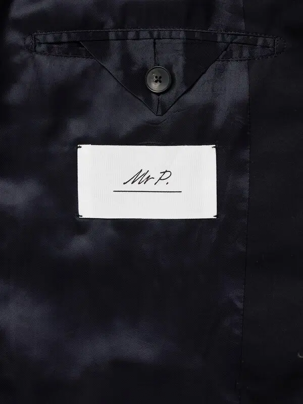 Mr P. Organic Cotton-poplin Suit Jacket