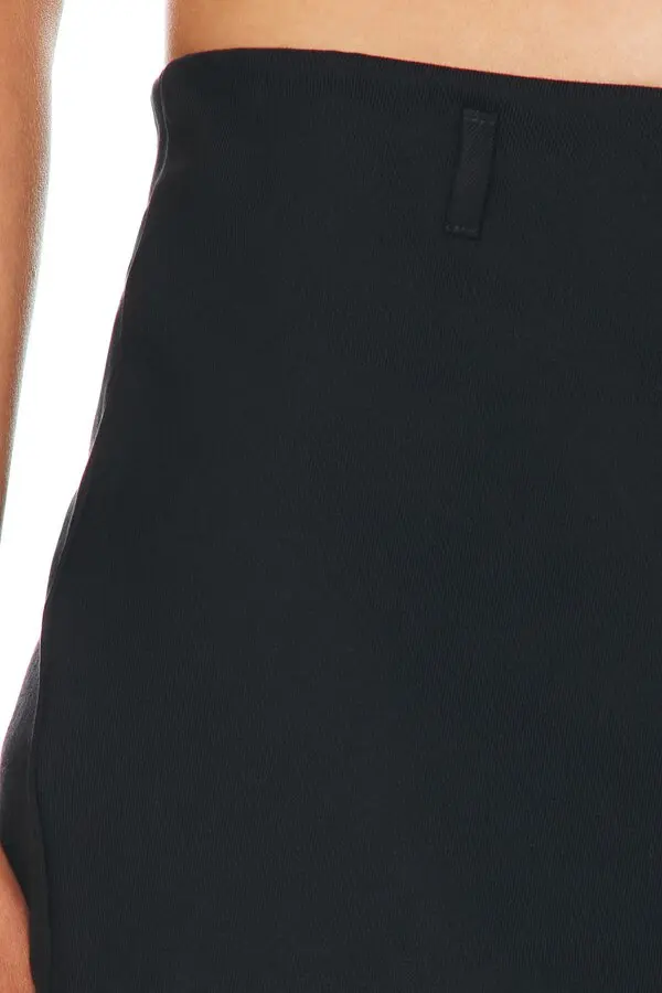 Enza Costa Twill Apron Pants - Black