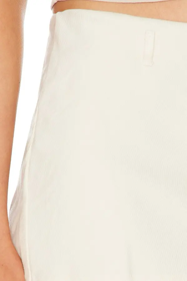 Enza Costa Twill Apron Pants - Vanilla