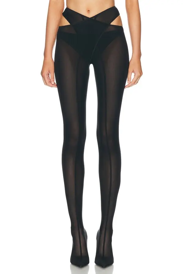 Attico Cheopissima Thigh High Boots - Black