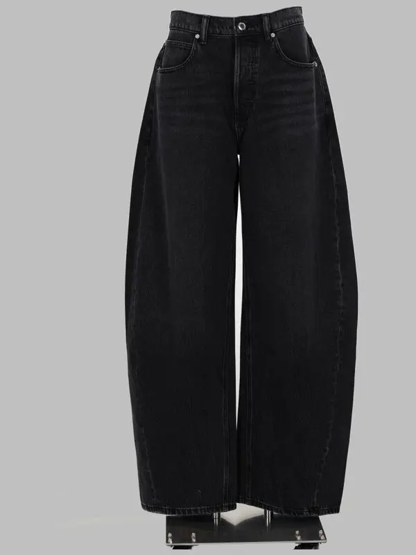 Alexander Wang Jeans Blow Up Con Logo In Strass