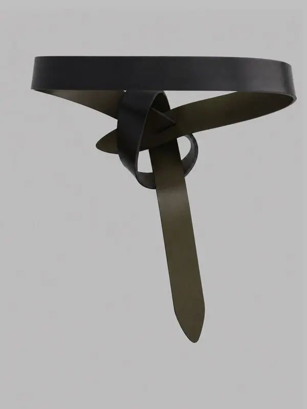 Isabel Marant Étoile Lecce Leather Belt - Black